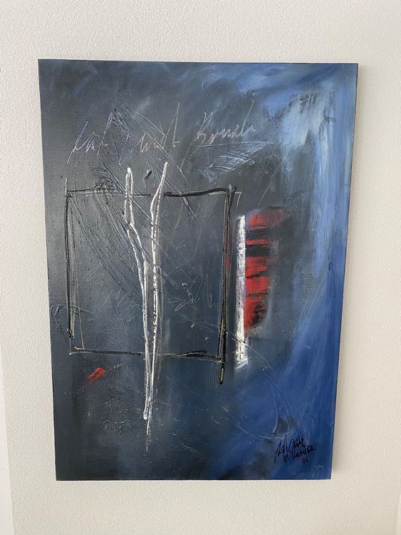 Bild Mischtechnik auf Leinwand, Original von Marcel Krauer | Kaufen auf Ricardo