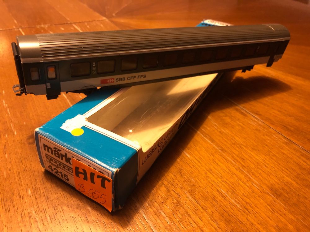 Märklin HO SBB Schnellzugwagen 2. Kl. (Art 4216) mit OVP 2/2 | Kaufen ...