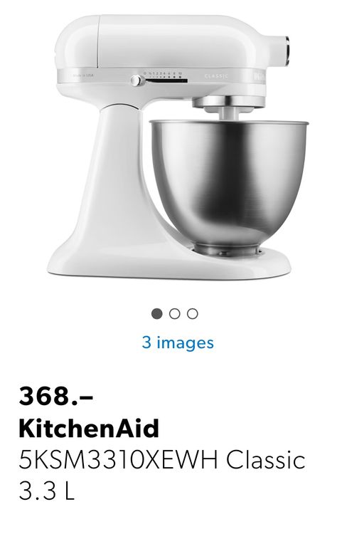 Kitchenaid Classic 3.3l | Kaufen auf Ricardo