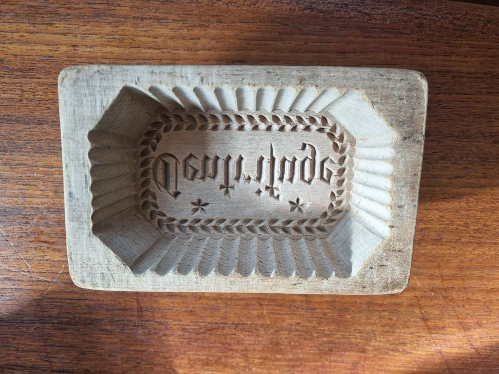 Sehr alte Butterform, Holz | Kaufen auf Ricardo