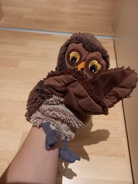 Handpuppe Eule | Kaufen auf Ricardo