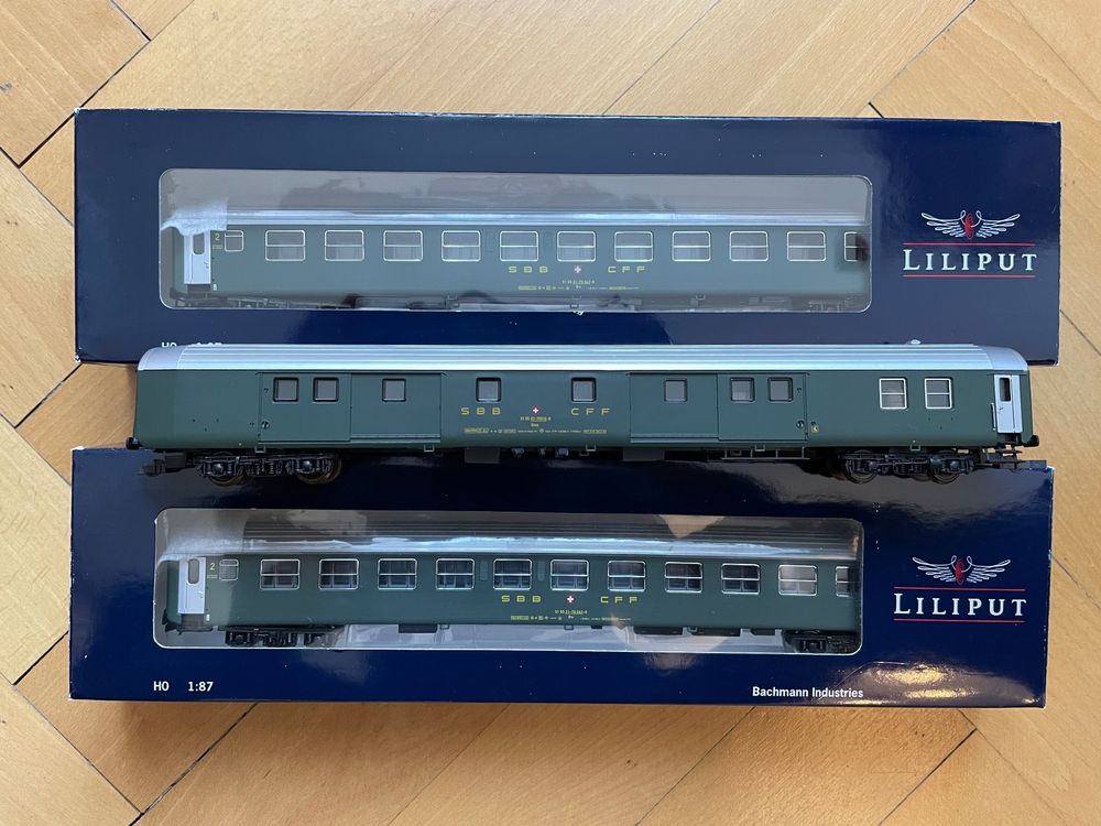 2x Liliput 388234 SBB RIC Bm 2. Kl. + Jouef Dms | Kaufen auf Ricardo