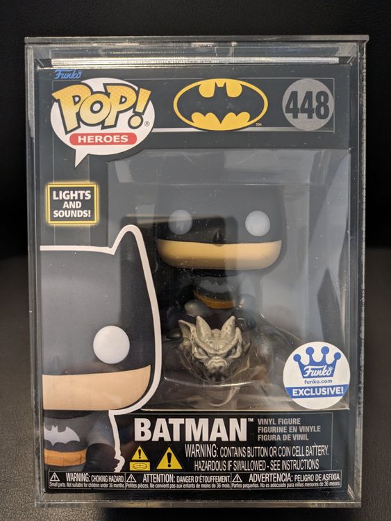 Funko Pop! Batman #448 w Lights and Sound and w Hard Case (Neu und ...