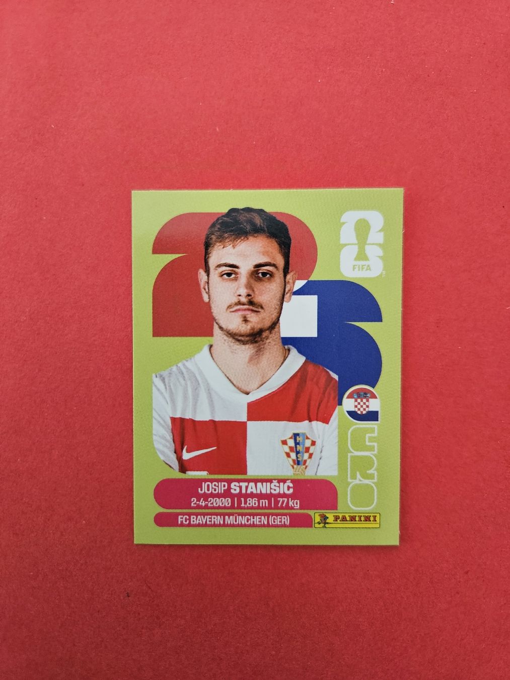 Panini Sticker WM 2026 Josip Stanišić CRO 5 (Neu (gemäss Beschreibung ...