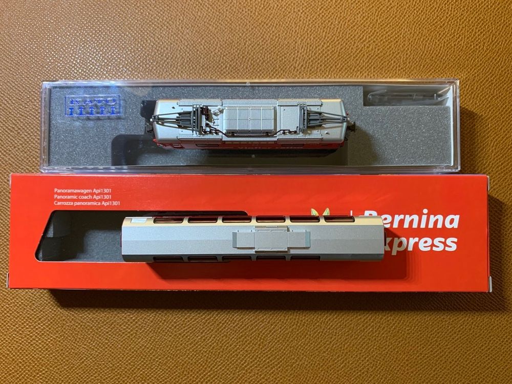 Kato N 3102-3 Ge 4/4 II 618 Bergün + PW-BE RhB Zug DC Analog | Acheter sur Ricardo