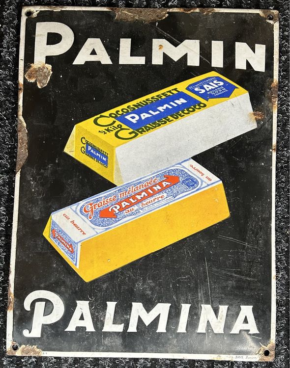 Plaque émaillée Palmin | Kaufen auf Ricardo