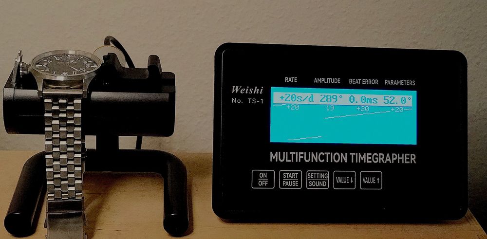 Timegrapher, Gangprüfgerät, Zeitwaage; Weishi TS-1; NEU (Neu (gemäss Beschreibung)) in Bern für ...