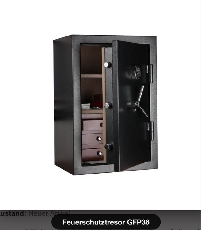 Feuerschutz Tresor 130 Liter, 100 kg, Elektronikschloss (Gebraucht) in Müllheim Dorf für CHF 450 ...