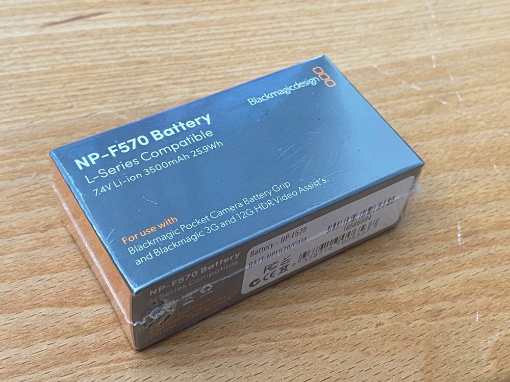Blackmagic Design, Original Battery – NP-F570 - NEU | Kaufen auf Ricardo