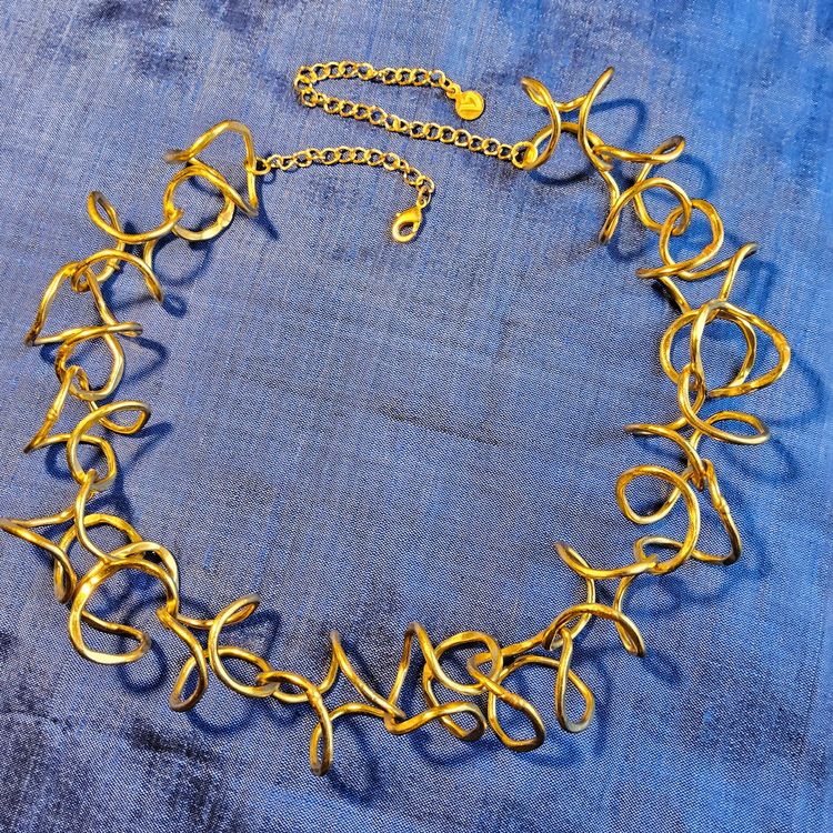 Vintage luxuriöse und exzentrische Halskette Collier 90er (Gebraucht) in Zürich für CHF 45 – mit ...