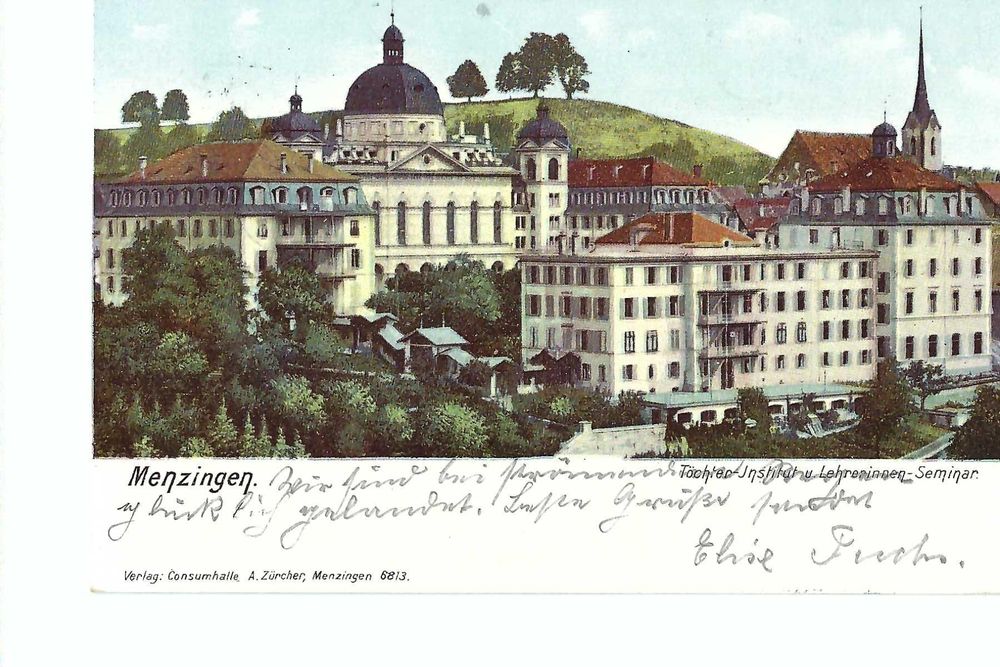 Menzingen Kt Zug 1904 Verlag Consumhalle A Zürcher Kaufen Auf Ricardo