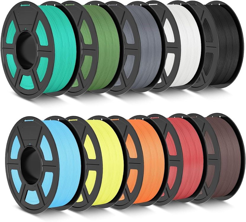 Grundausstattung 10 HighSpeed PLA 3D Drucker Filament 1.75mm (Neu und ...