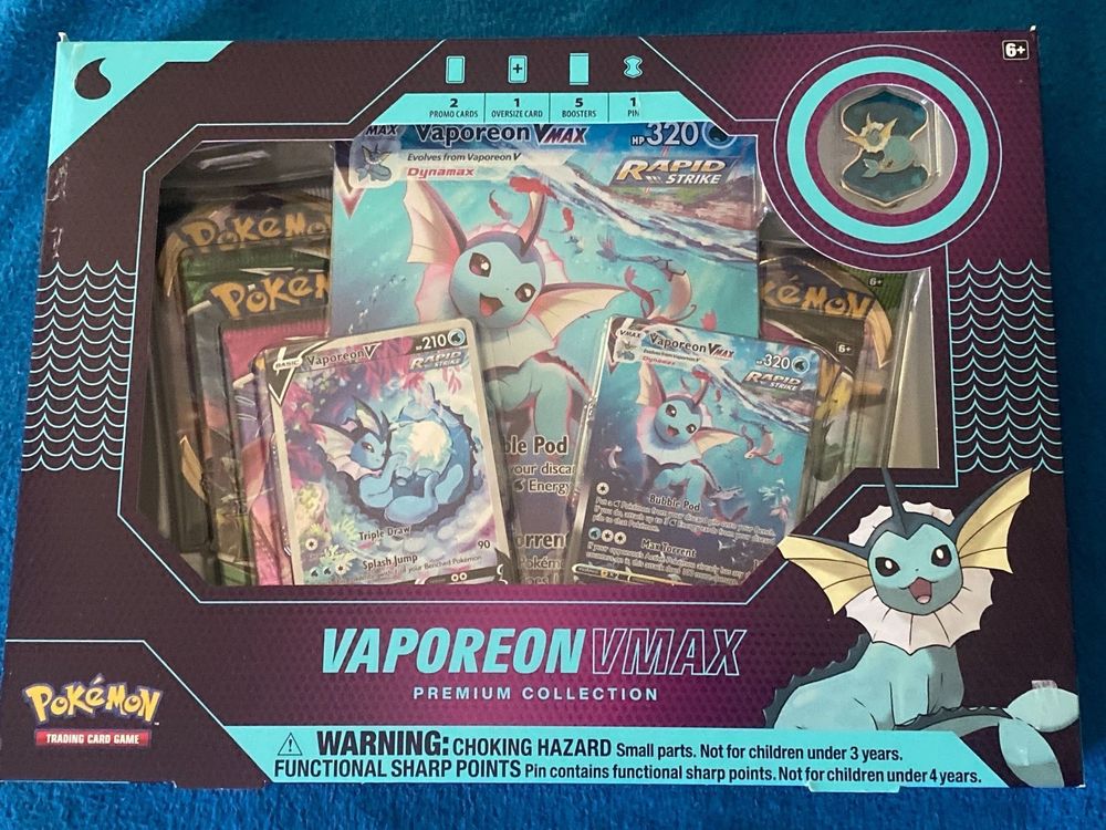 Pokemon Vaporeon Vmax Box OVP (Neu und originalverpackt) in Stadel für ...