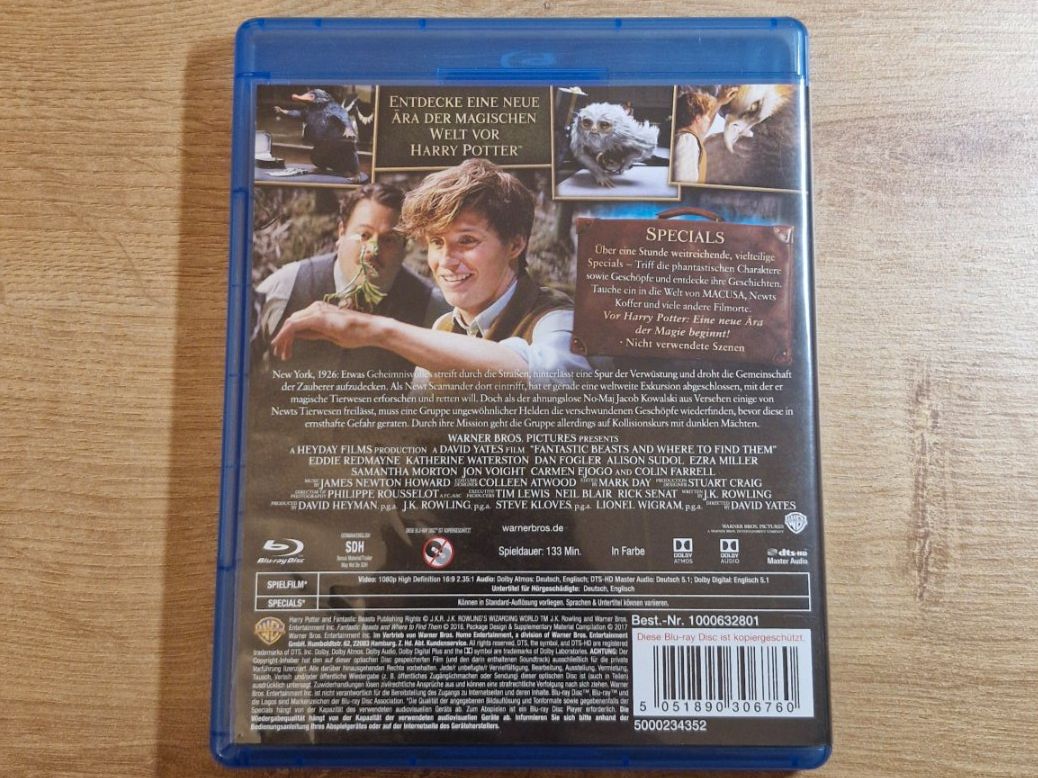 Phantastische Tierwesen und wo sie zu finden sind (2016) (Gebraucht) in ...