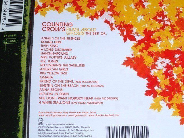 2CD's - Counting Crows - Dan Vickery, Ben Mize, Matt Malley, (Gebraucht ...