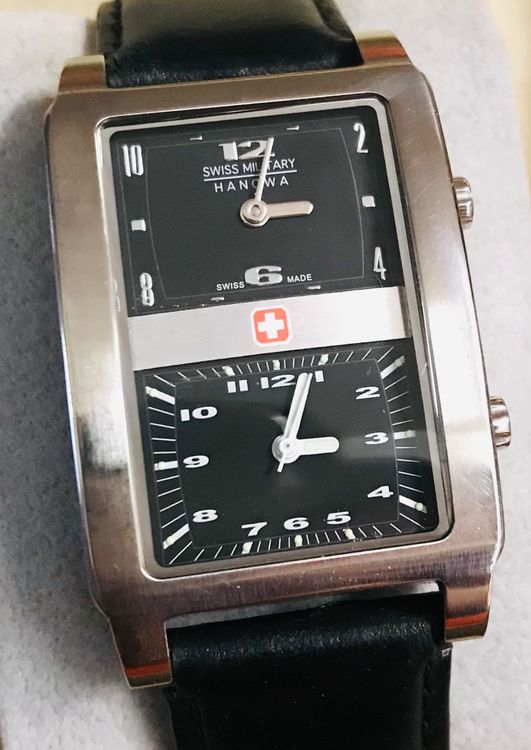 SWISS MILITARY Herrenuhr Two-Timer ( Neue Preise : 295 CHF ) (Gebraucht ...