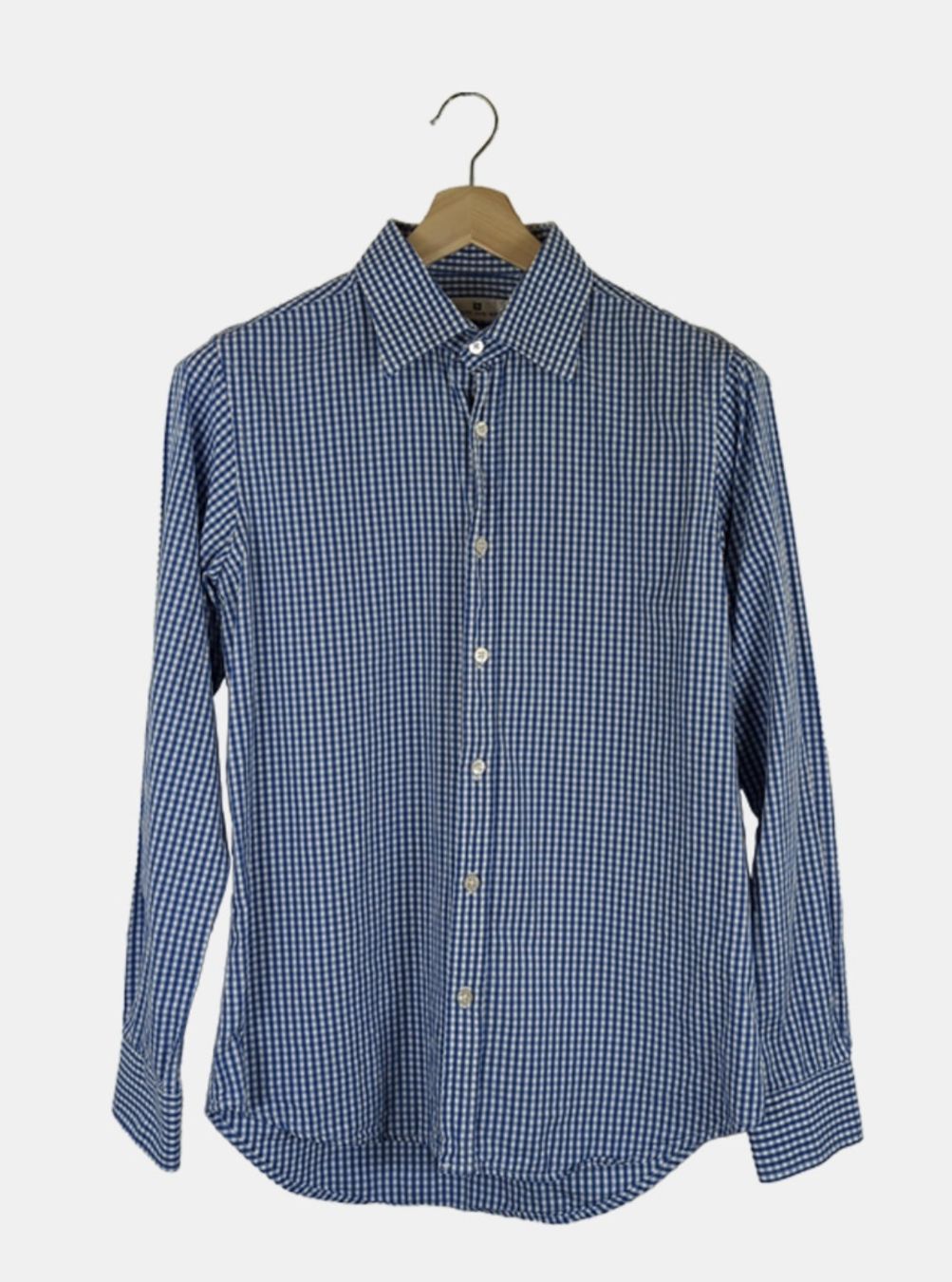 Chemise Pierre Balmain à carreaux bleus, Taille 40/15 ¾ (D'occasion) à ...