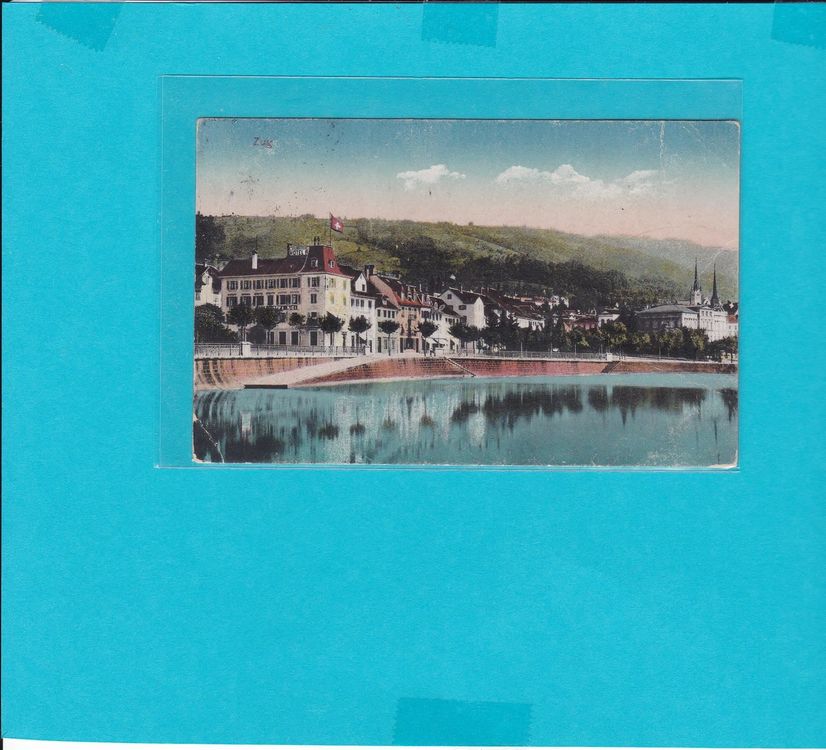 Zug vom See aus gesehen (Gebraucht) in St. Peterzell für CHF 2 – mit Lieferung auf Ricardo kaufen