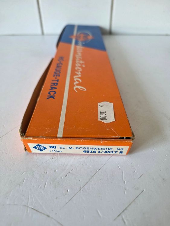 1 Paar elektr. Bogenweichen, Roco 4516/4517-NS (Neu (gemäss ...