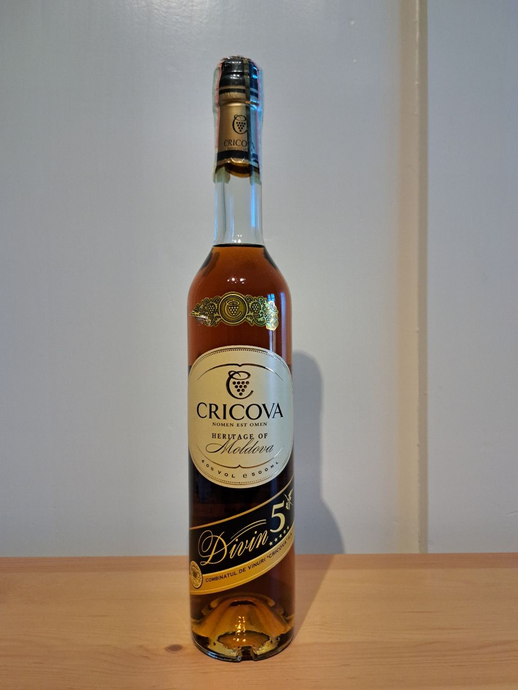 Cricova Divin 5 Jahre, Moldawischer Brandy 0.5l (Neu (gemäss ...