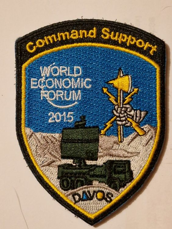 Polizei abzeichen Badge WEF DAVOS 2015 Klett | Kaufen auf Ricardo