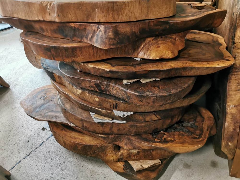 10 Naturholz-Couchtische | Massive Wurzelholz Tischplatte | Kaufen auf Ricardo