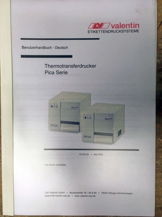 Etikettendrucker Carl Valentin Pica 104 | Kaufen auf Ricardo