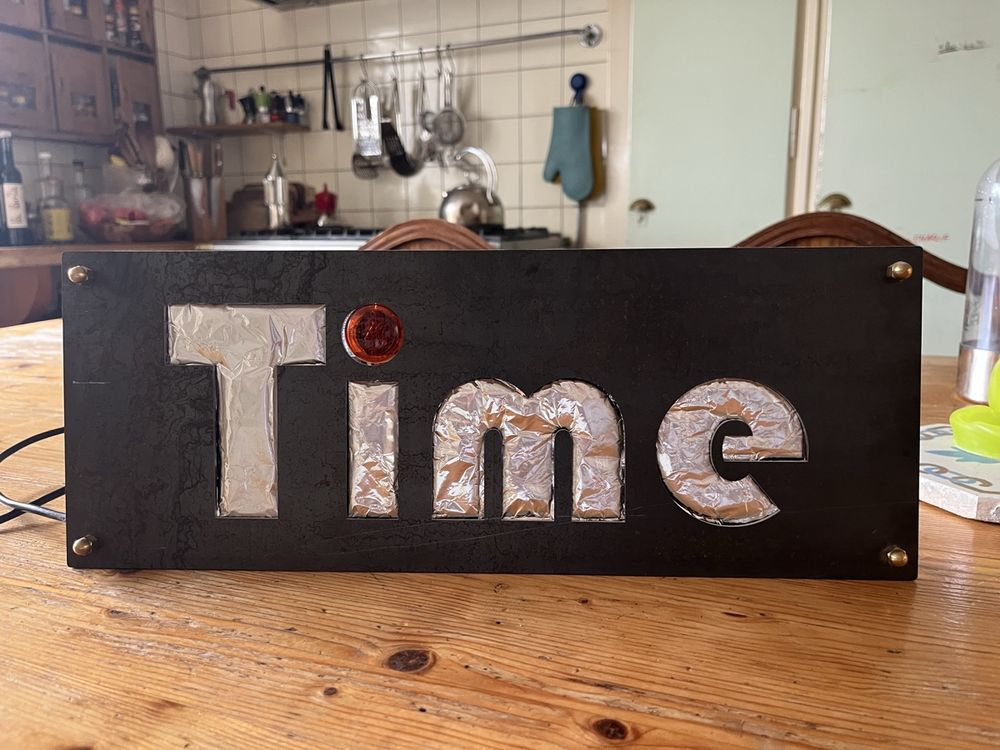 Nixie Time Sign - Unique Design - USB Powered - Great Klock! (Usato) a ...