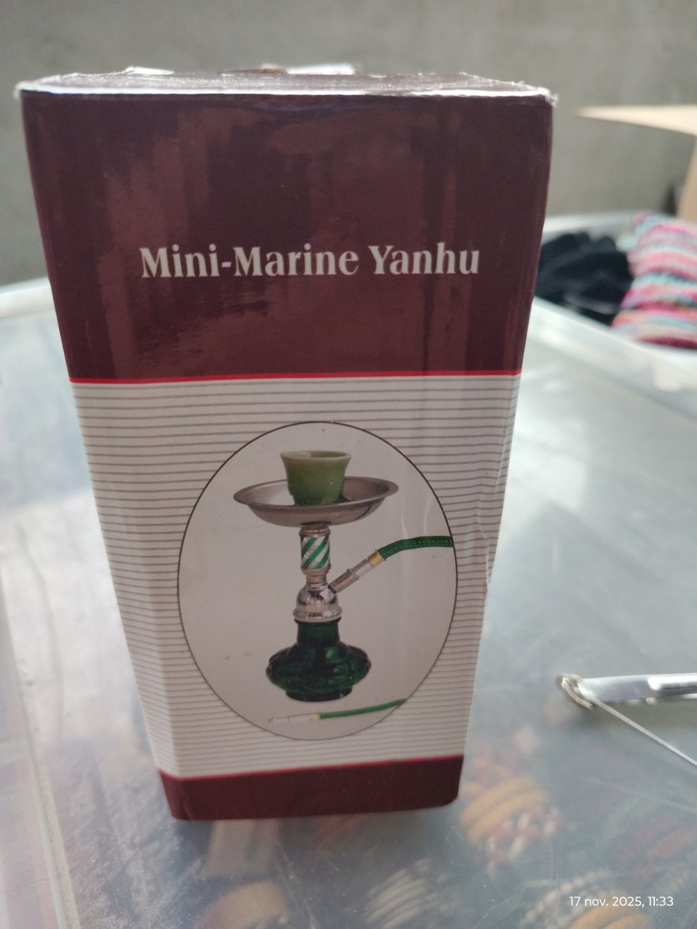 Mini-Marine Yanhu, Chicha, Narguilé neuf dans sa boîte. (Neuf avec ...