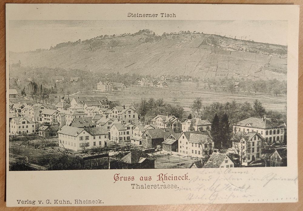 Gruss aus Rheineck Thalerstrasse um 1899 (Gebraucht) in St. Erhard für ...