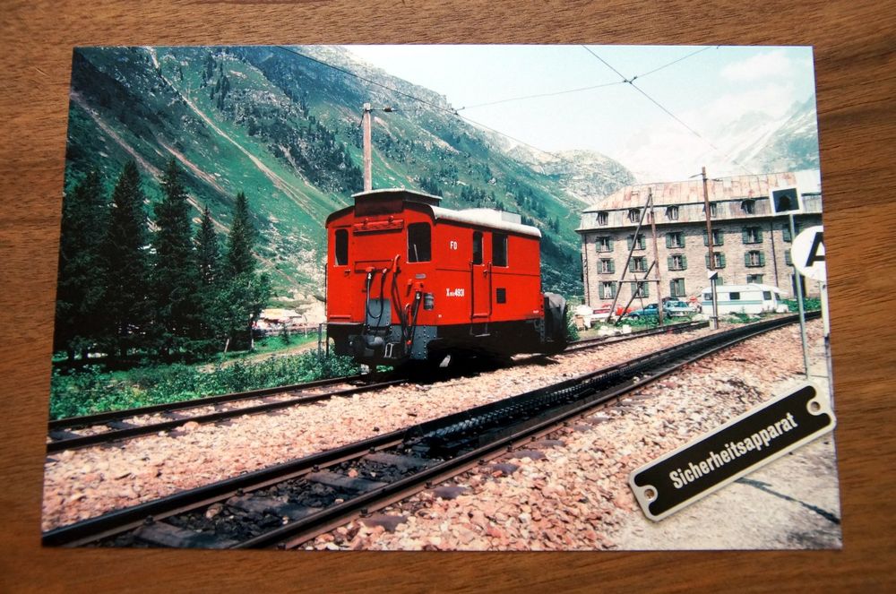 Furka-Oberalp-Bahn Xrot e Nr. 4931 - Gletsch 1980 (Gebraucht) in Schönenwerd für CHF 10 – mit ...