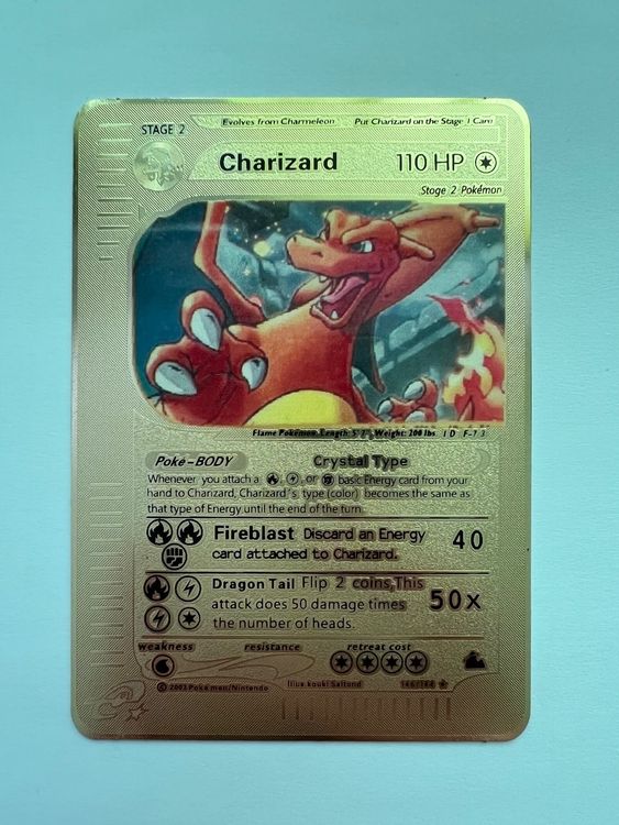 Charizard Skyridge Metall | Kaufen auf Ricardo