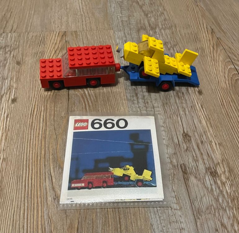 Lego 660 Auto mit Anhänger und Flugzeug (Gebraucht) in Wichtrach für ...