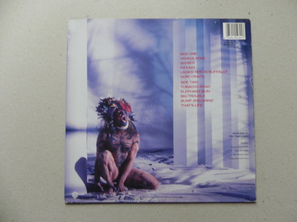 LP USA Hardrock David Lee Roth 1986 Eddy van Halen Steve Vai | Kaufen ...