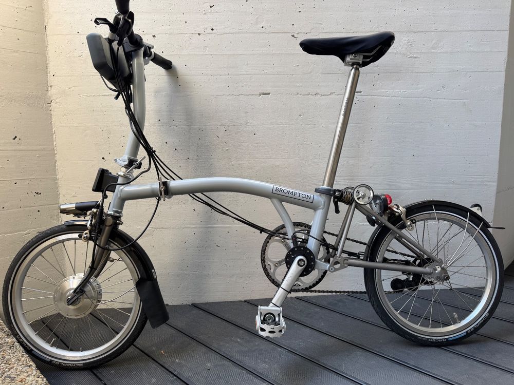 Brompton SL Folding Bike with Electric Conversion Kit (Gebraucht) in ...