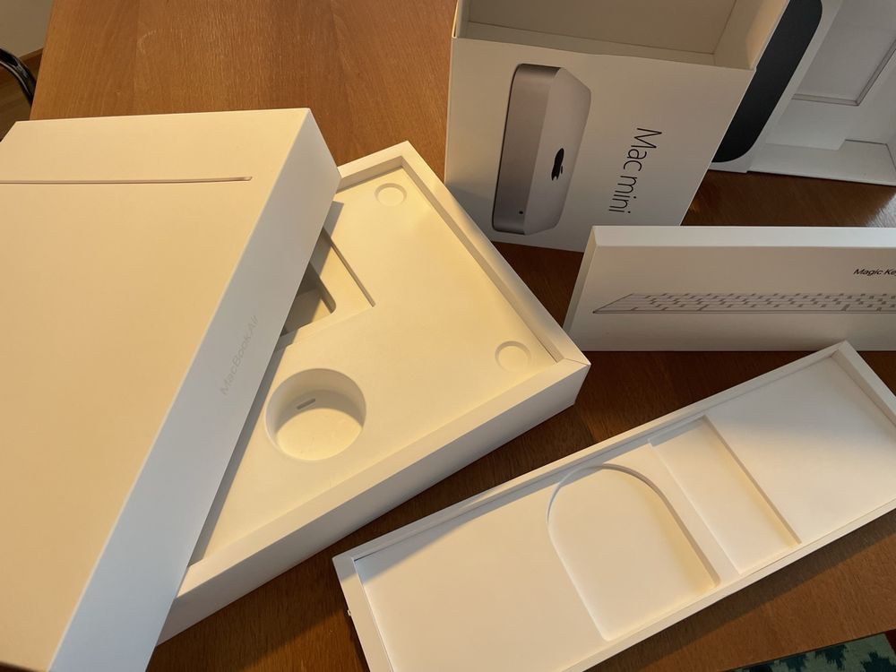 Apple LEER Verpackungen (Mac mini, MacBook, Magic Keyboard) (Gebraucht ...