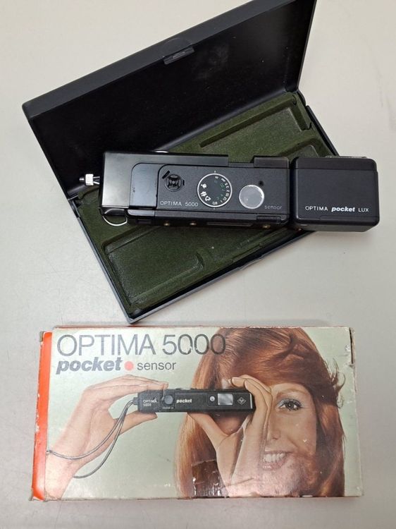 Vintage Kamera OPTIMA 5000 Pocket Sensor mit Box (Gebraucht) in Chur für CHF 15 – mit Lieferung ...