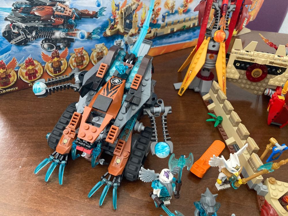 Lego Chima Flying Phoenix Fire Temple 70146 Figuren Box OVP | Kaufen ...