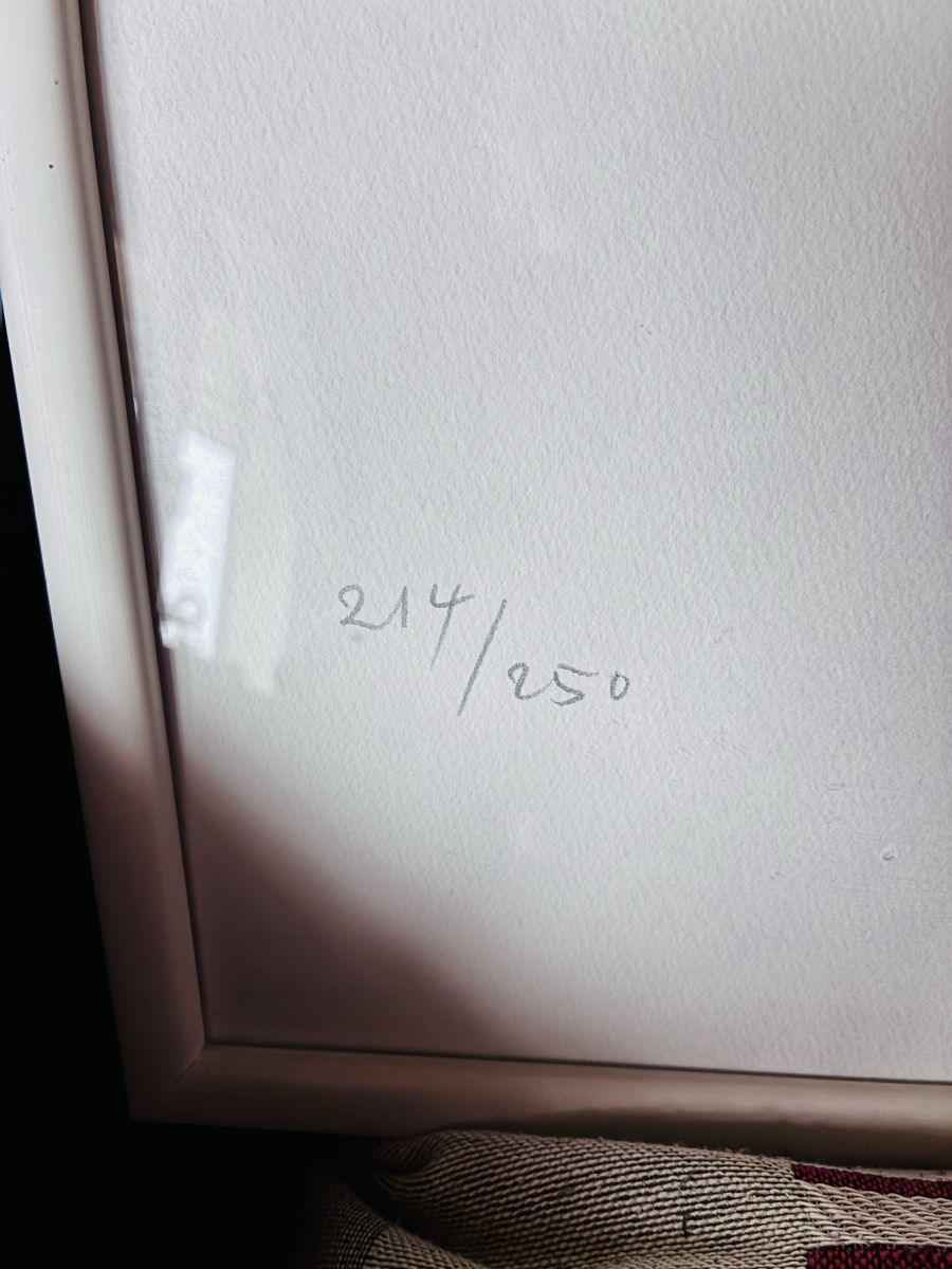 Limitierte Kunstgrafik, signiert Max Bill 1988, Nr. 214/250 (Gebraucht ...