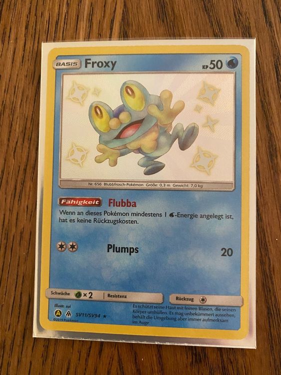 Shiny Froxy SV11/SV94 Hidden Fates | Kaufen auf Ricardo