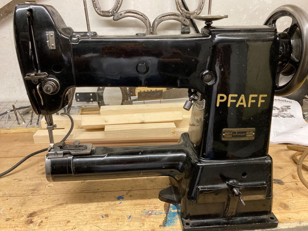 alte Ledernähmaschine Pfaff 28 | Acheter sur Ricardo