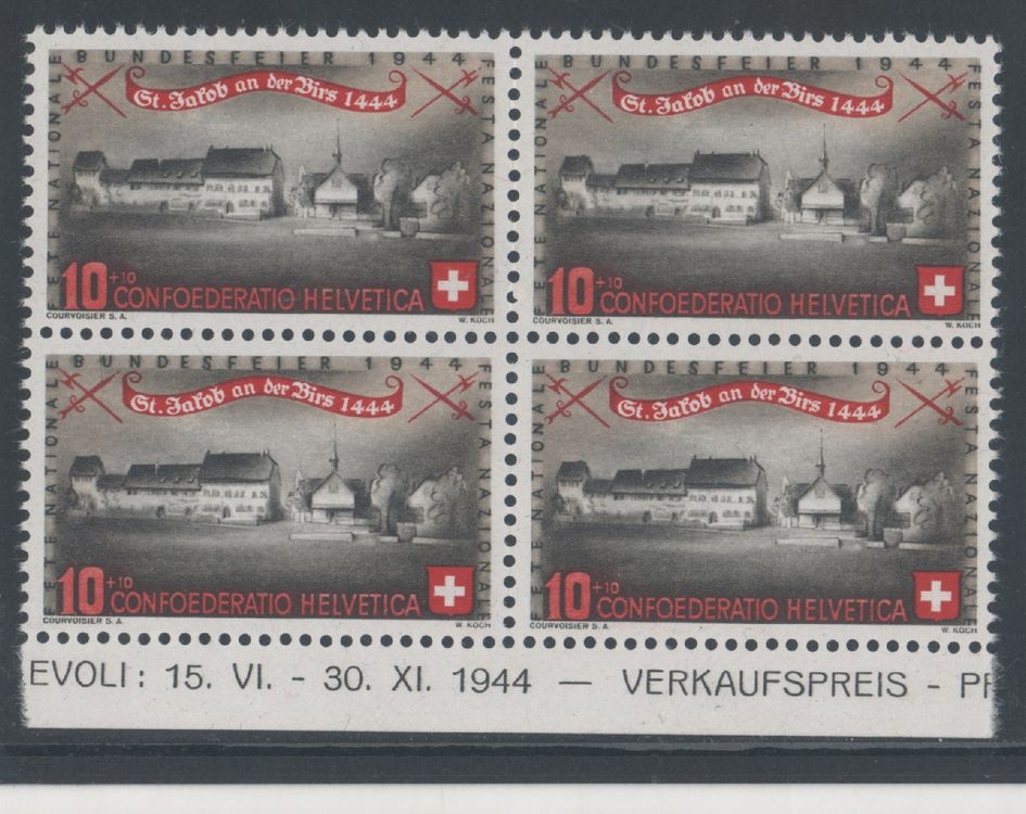 Viererblock PP 23 mit nicht katalogisiertem Plattenfehler ** | Kaufen auf Ricardo