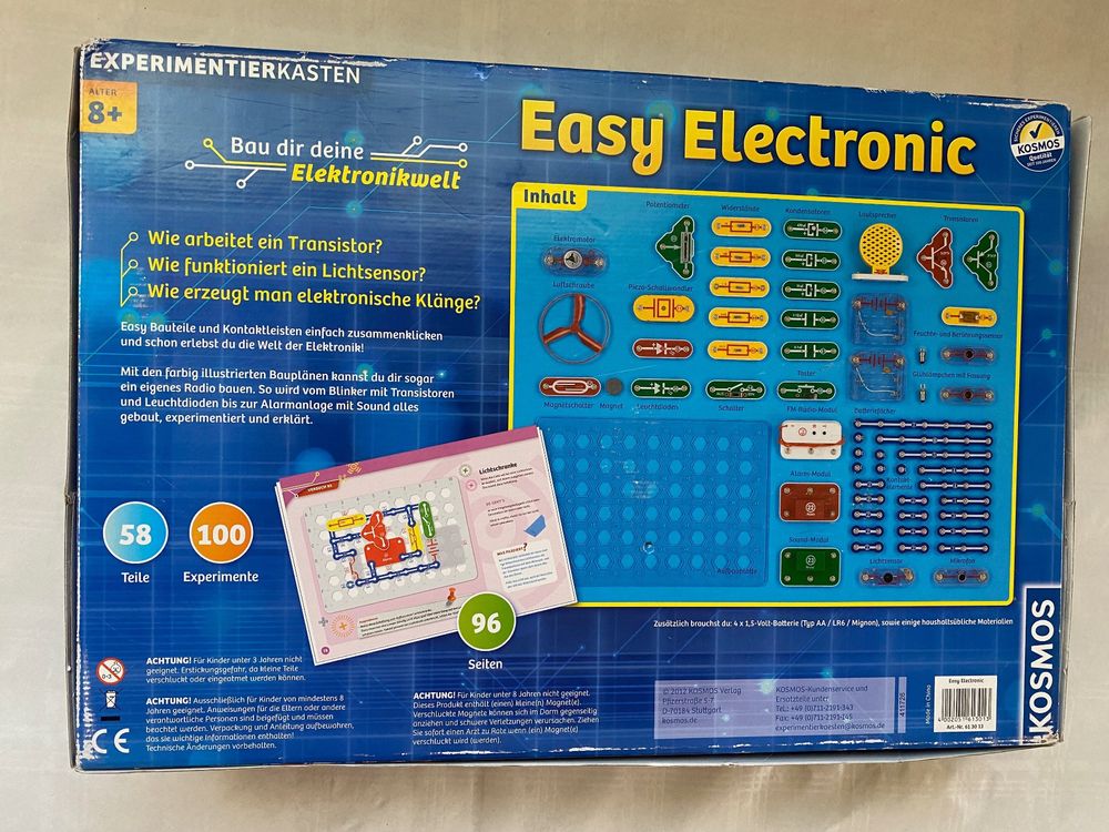 KOSMOS EXPERIMENTIERKASTEN EASY ELECTRONIC | Acheter sur Ricardo