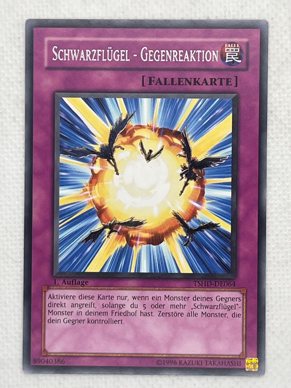 Schwarzflügel-Gegenreaktion Yu-Gi-Oh! Karte, Top Zustand! (Gebraucht ...