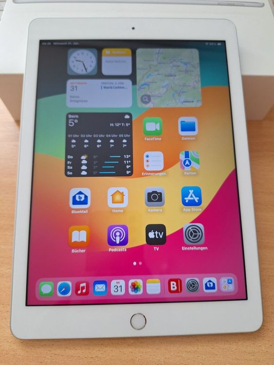 iPad 6.Generation Mod. 1893Version 17,6.1 32GB Wi-Fi Silver (Neu ...