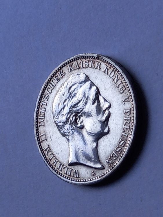 3 Mark Silber Wilhelm II 1910 DEUTSCHES REICH | Kaufen auf Ricardo 3 Mark Silber Wilhelm II 1910 DEUTSCHES REICH | Kaufen auf Ricardo