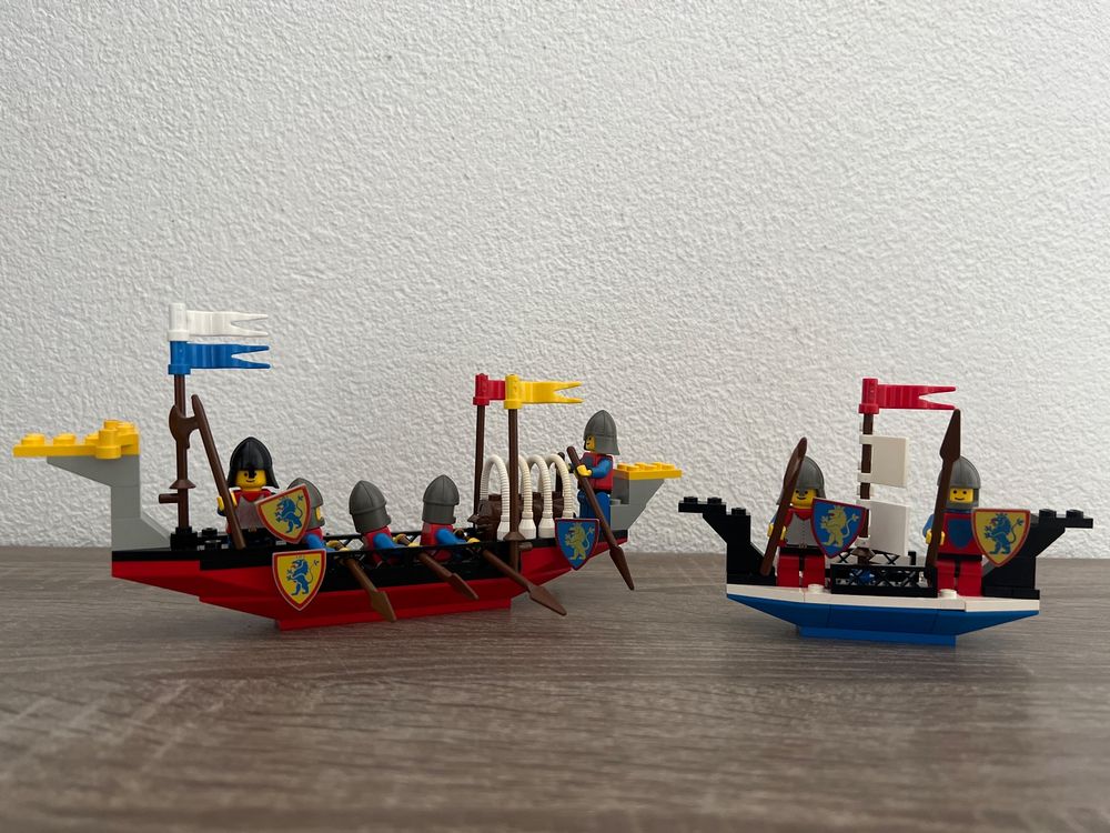 Lego Ritter 6049 Viking Voyager & 6017 King's Oarsmen (Gebraucht) in ...