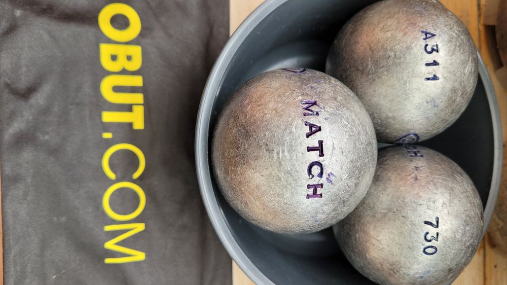 Wettkampf Boule Kugeln 3er Set von Obut - Match 72mm/730gr (Gebraucht ...