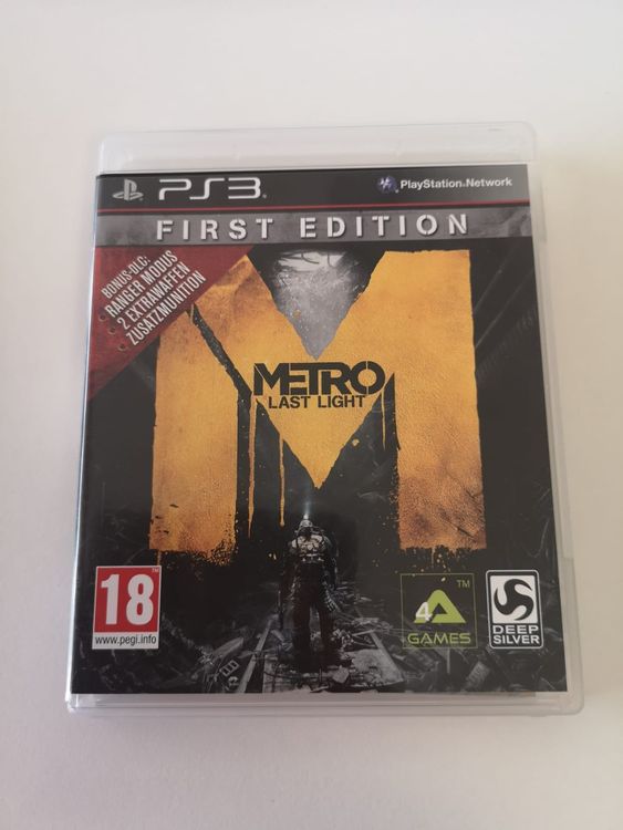 Metro Last Light (First Edition) (PS3) (Gebraucht) in Herisau für CHF 5 ...