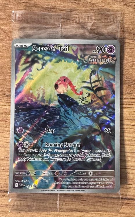 Scream Tail PROMO SVP 065 Pokemon Paradox Rift OVP (Neu und ...